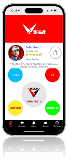 Deputize America | Home | Security App